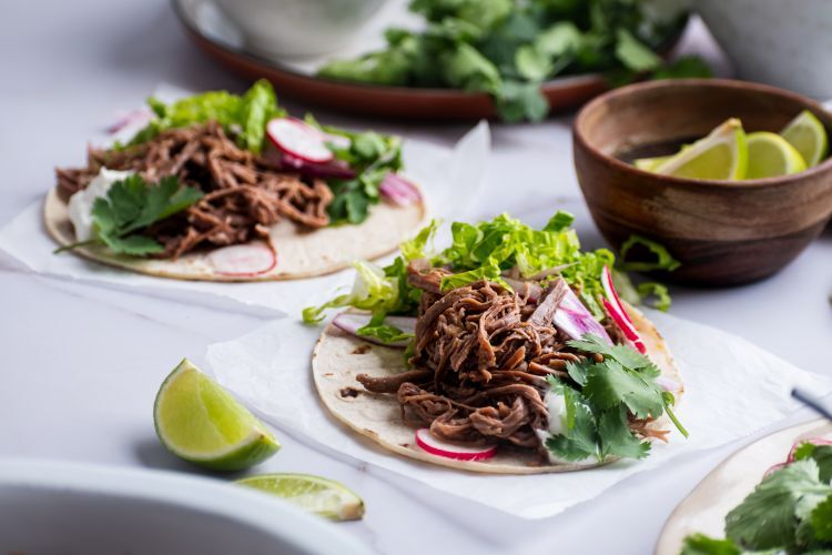 Slow Cooker Tri-Tip Tacos - Slender Kitchen