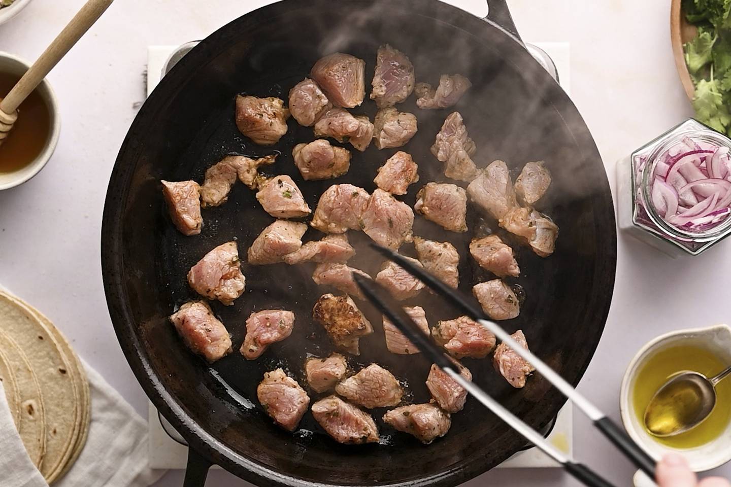 Pork Tacos (Quick and Easy!) - Slender Kitchen