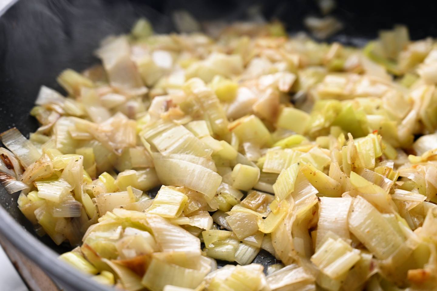 Sauteed Leeks - Slender Kitchen