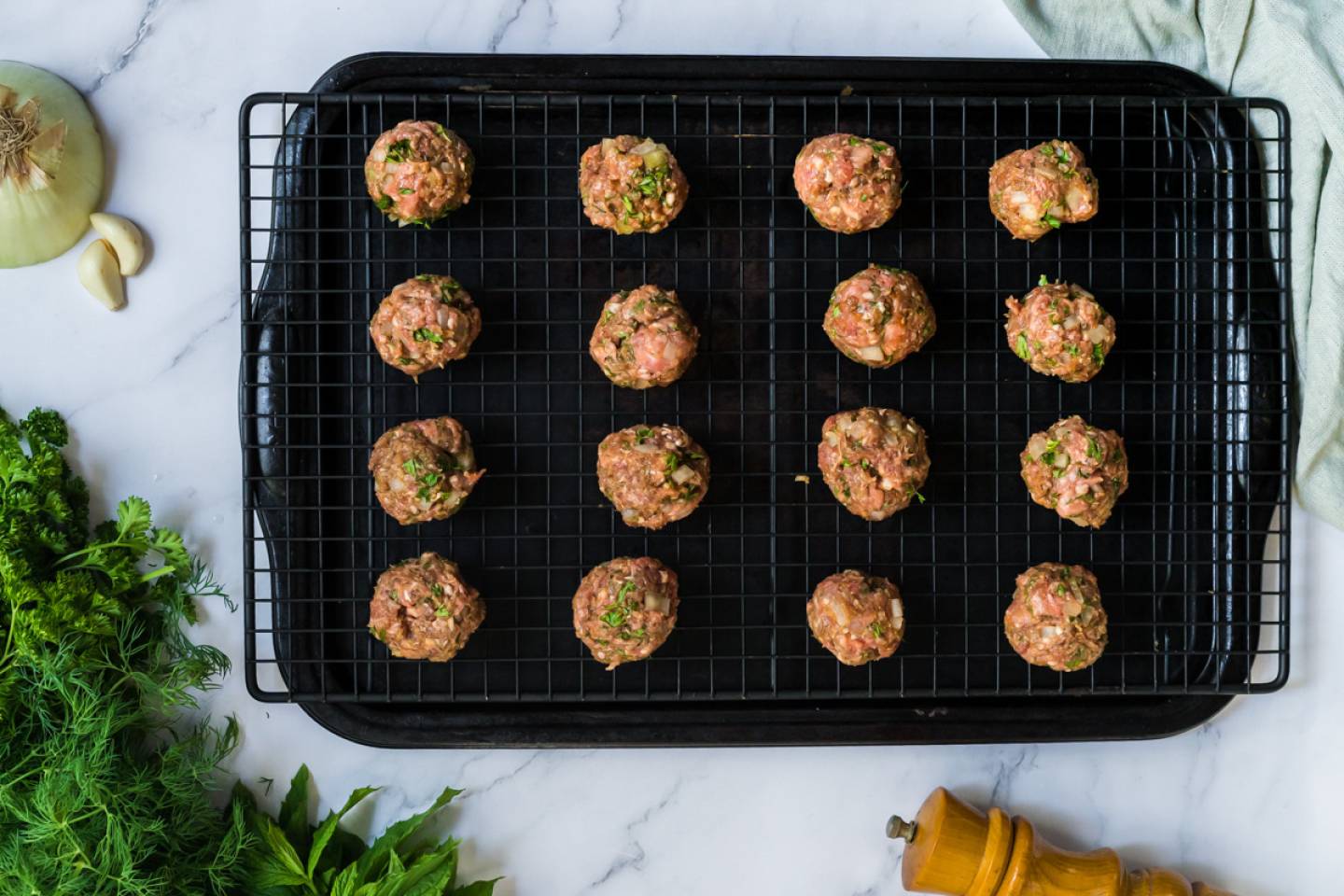 Turkish Kofte Meatballs - Slender Kitchen