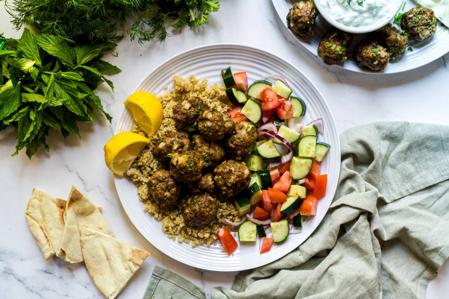 Turkish Kofte Meatballs - Slender Kitchen