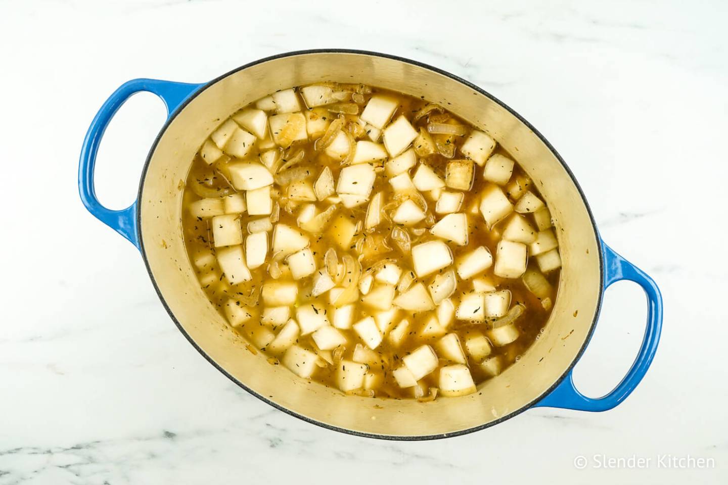 Creamy Turnip Soup - Slender Kitchen