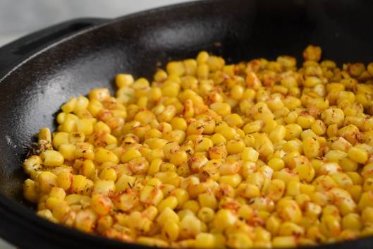 Blackened Corn - Slender Kitchen