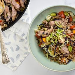 Healthy Chicken Fried Rice - Slender Kitchen