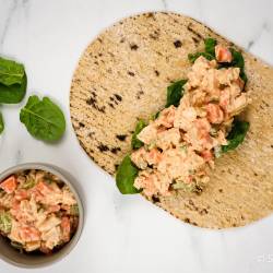 Hummus Vegetable Wraps - Slender Kitchen