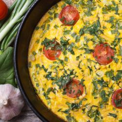 Kale Frittata - Slender Kitchen