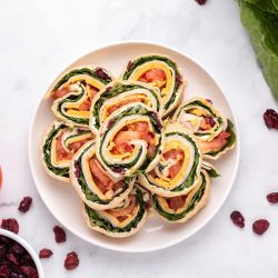 Hummus Vegetable Wraps - Slender Kitchen