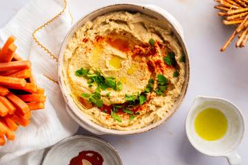Hummus Bowl (10 Minute Meal!) - Slender Kitchen