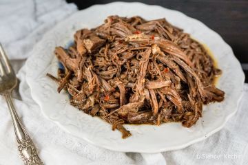 Machaca (Slow Cooker, Instant Pot, or Dehydrated) - Slender Kitchen