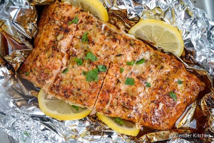 10 Minute Baked Red Snapper - Slender Kitchen