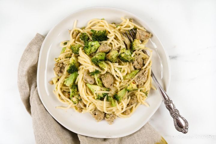 Pozole Verde - Green Chicken Pozole - Slender Kitchen