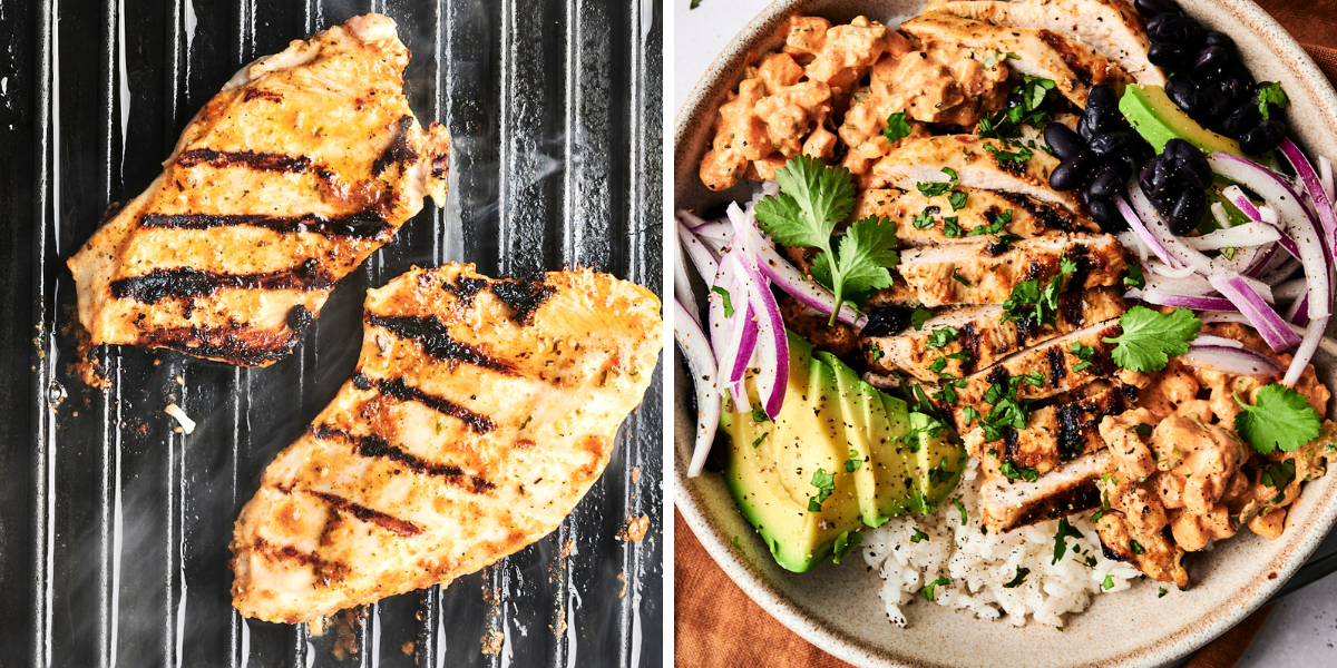 Mexican Street Corn Chicken Bowl (40 Grams Protein!) - Slender Kitchen